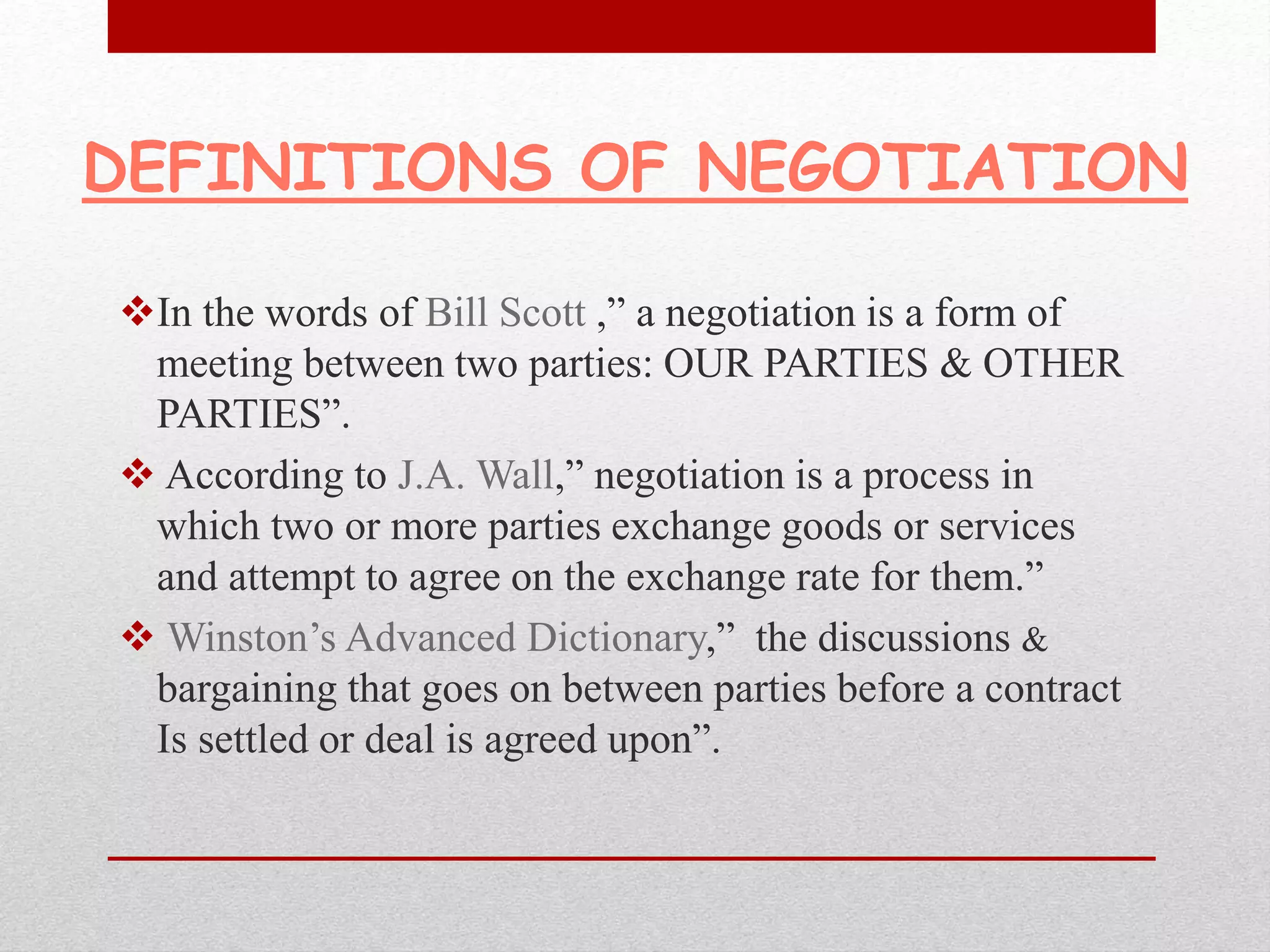Negotiation | PPTX