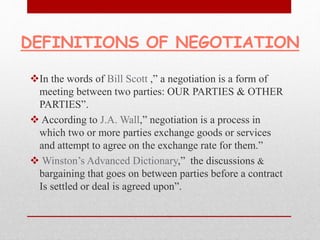 Negotiation | PPTX