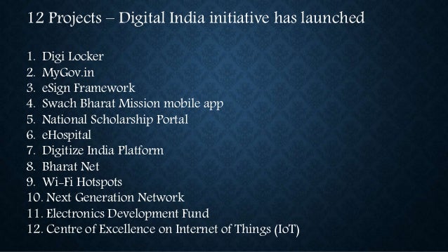 Digital india initiative
