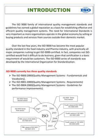 ISO 9000 certification(Quality Management System) | PDF