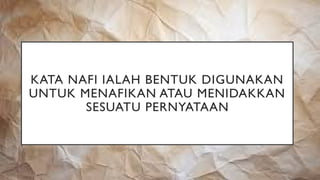 latihan bahasa melayu powerpoint tatabahasa tahap 2 | PPTX