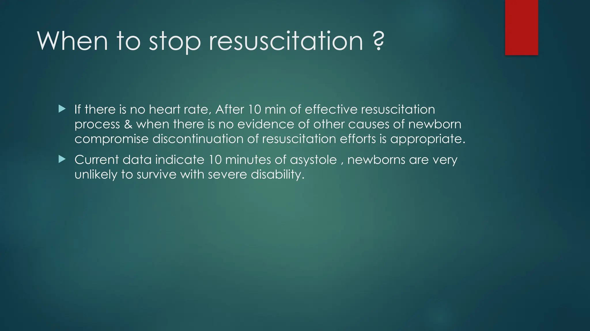 Neonatal resuscitation program for medical students | PPTX