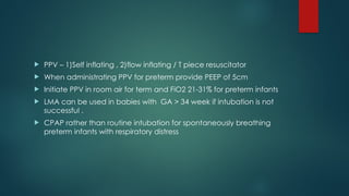 Neonatal resuscitation program for medical students | PPTX