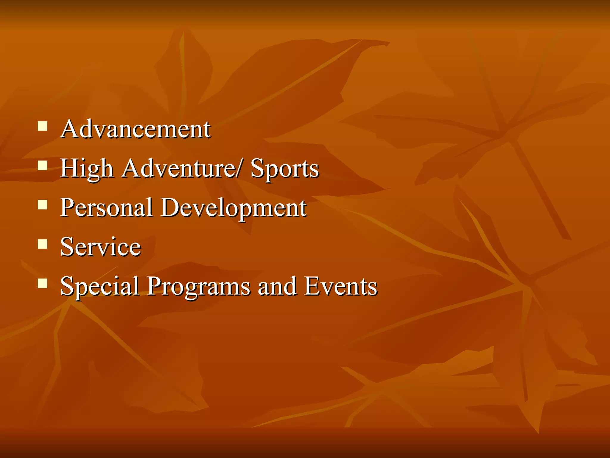 Varsity Scout Presentation | PPT