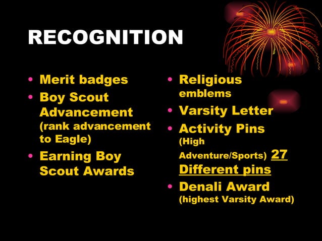 Varsity Scout Presentation | PPT