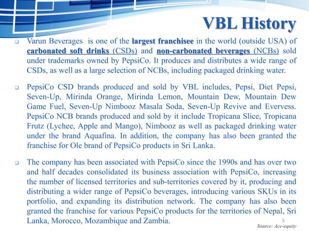 Varun Beverages Ltd | PPTX