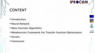 Simultaneous optimization of neural network weights and active nodes using metaheuristics | PPTX