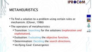 Simultaneous optimization of neural network weights and active nodes using metaheuristics | PPTX