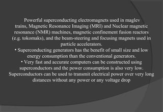 SUPERCONDUCTIVITY With GRAPHICS | PPT