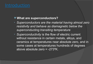 SUPERCONDUCTIVITY With GRAPHICS | PPT