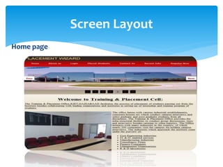 Placement Cell project | PPTX