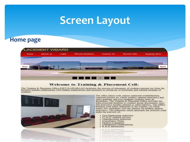 Placement Cell project | PPTX | Resume Writing and Advice | Job Search