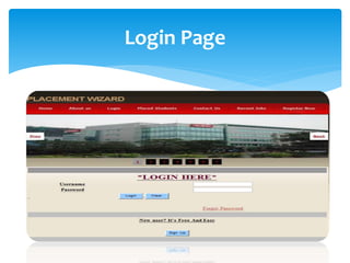 Placement Cell project | PPTX