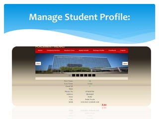 Placement Cell project | PPTX