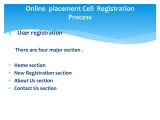 Placement Cell project | PPTX