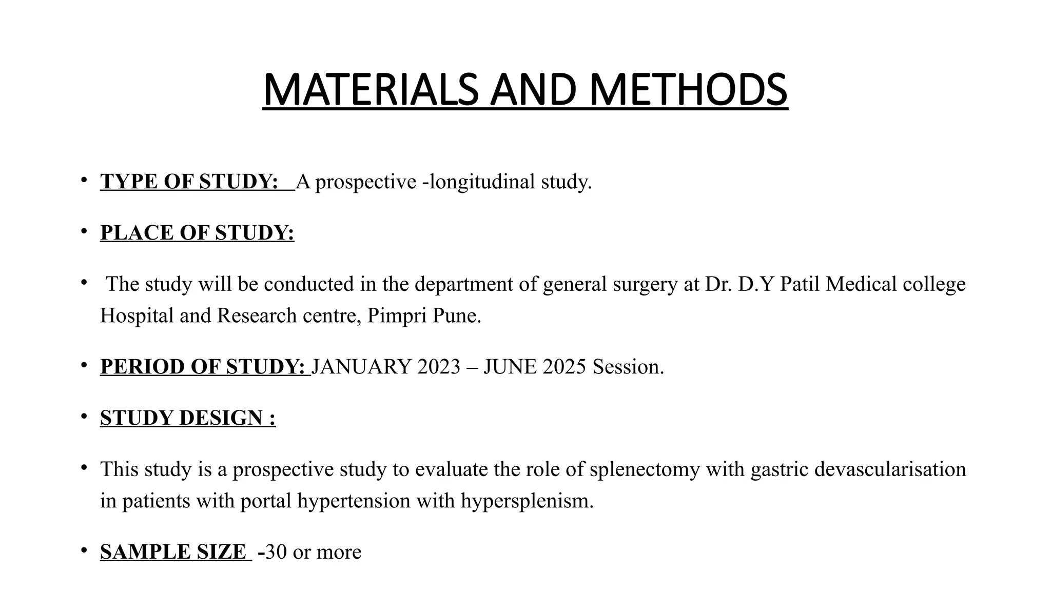 SPLENECTOMY WITH OESOPHAGOGASTRIC DEVASCULARIZATION IN PORTAL ...