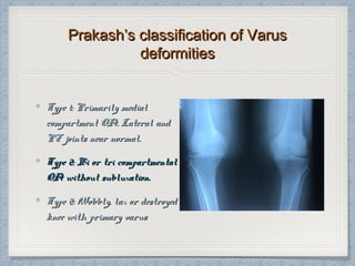 Varus scenarios in indian knee | PPT