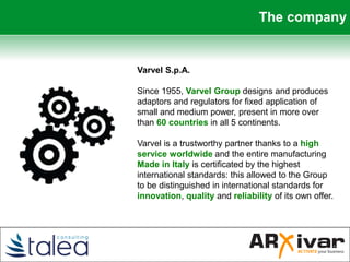 ARXivar for Varvel - Information & Process Management for Manifacturing ...