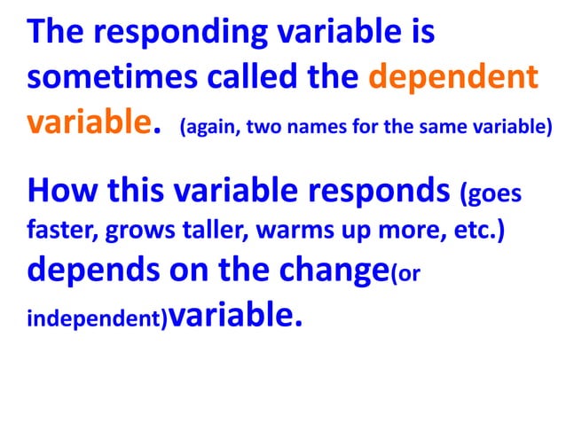 Scientific Method Variables (Teach) | PPT
