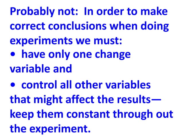 Scientific Method Variables (Teach) | PPT