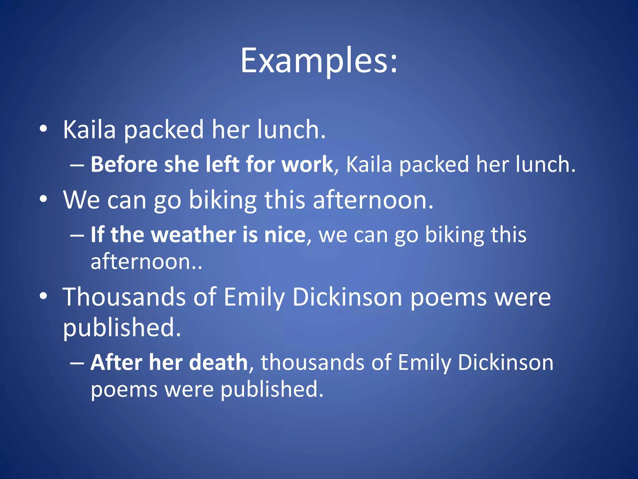 Varying Sentence structure | PPTX