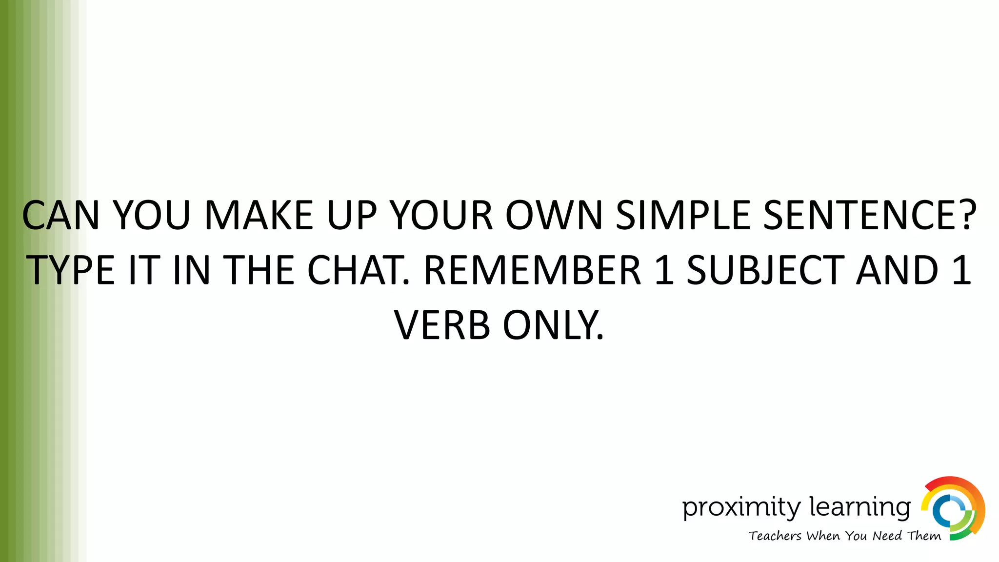 Varying sentence structure | PPTX