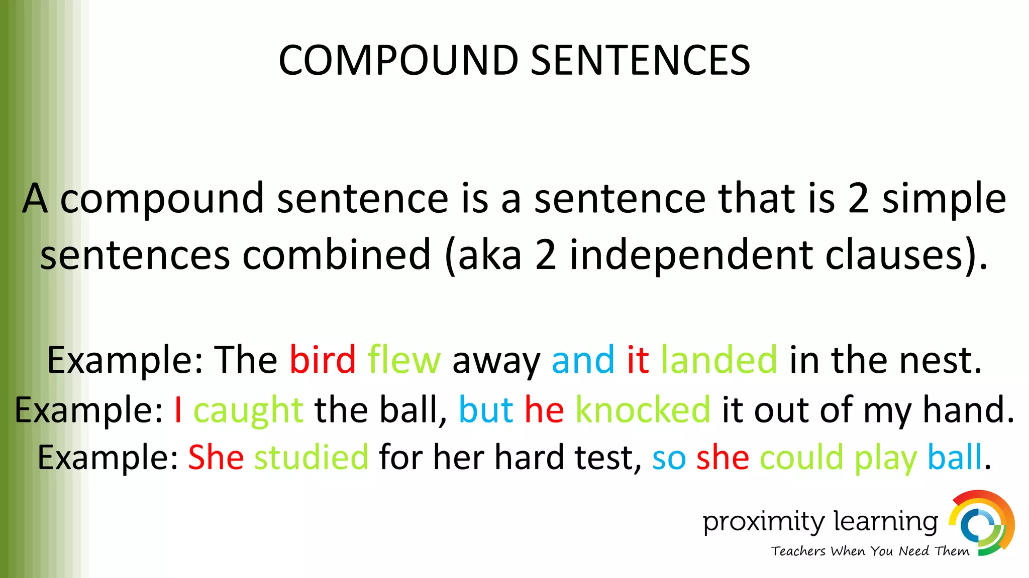 Varying sentence structure | PPTX