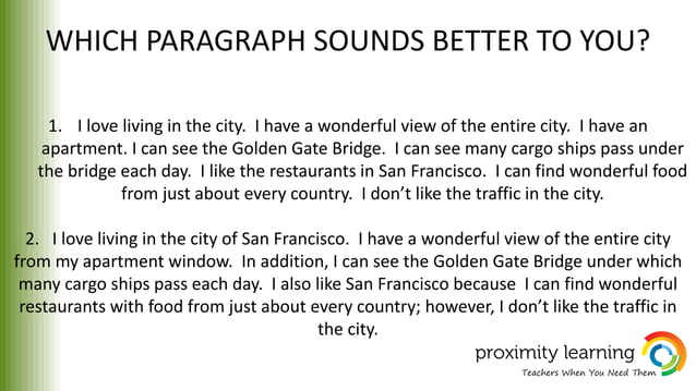 Varying sentence structure | PPTX