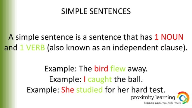 Varying sentence structure | PPTX