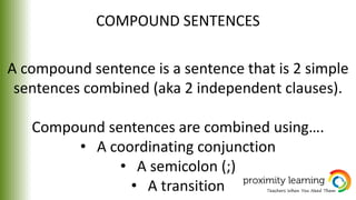 Varying sentence structure | PPTX