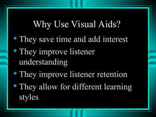 Visual representations for students study | PPT