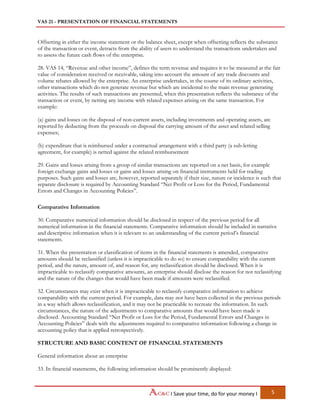 Vietnam Accounting Standards - VAS 21 Presentation of financial ...