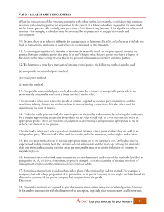 Vietnam Accounting Standards - VAS 26 Relates party disclosures | PDF