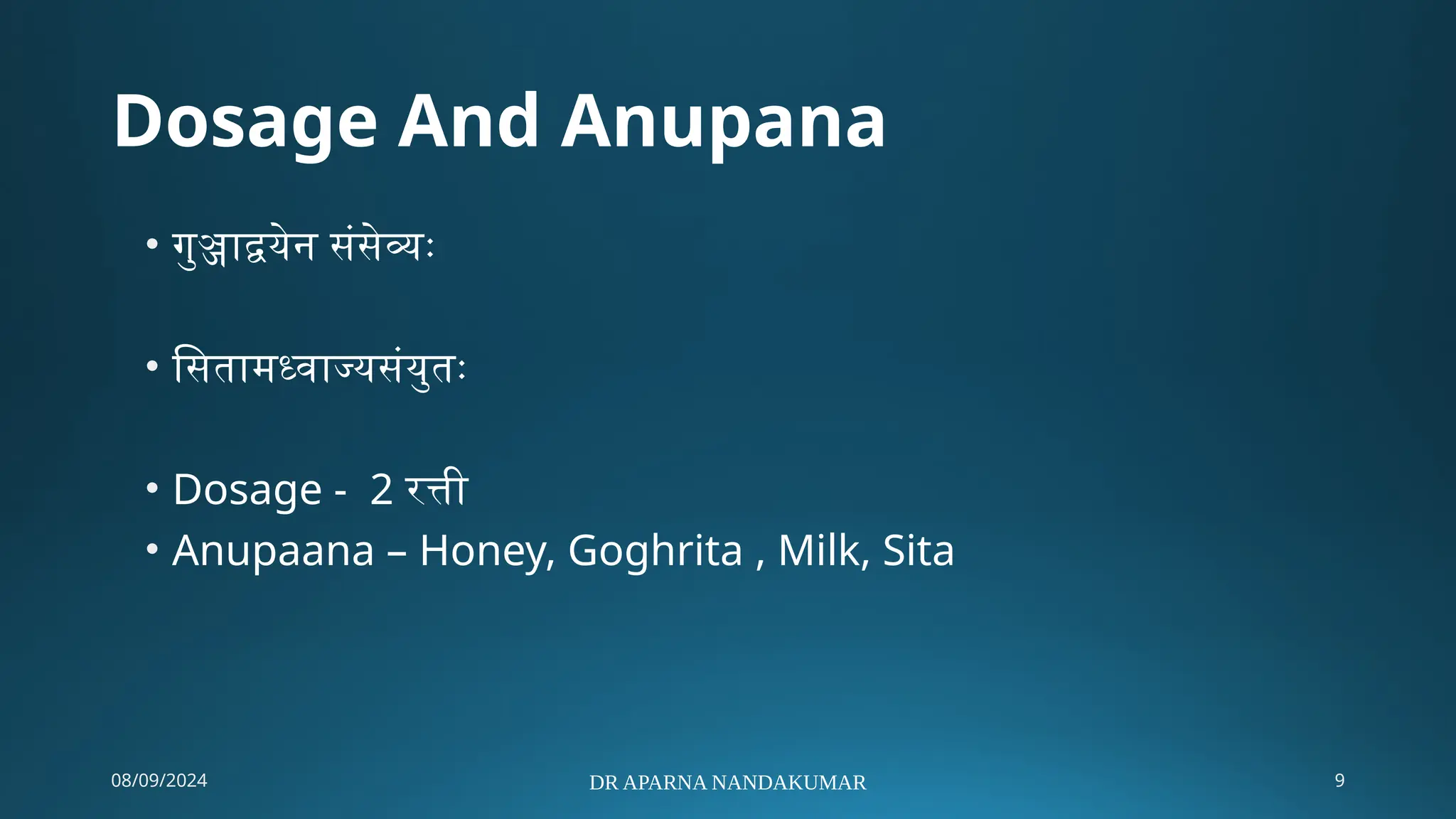 Vasantakusumakara Rasa.pptx as per ncism | PPTX