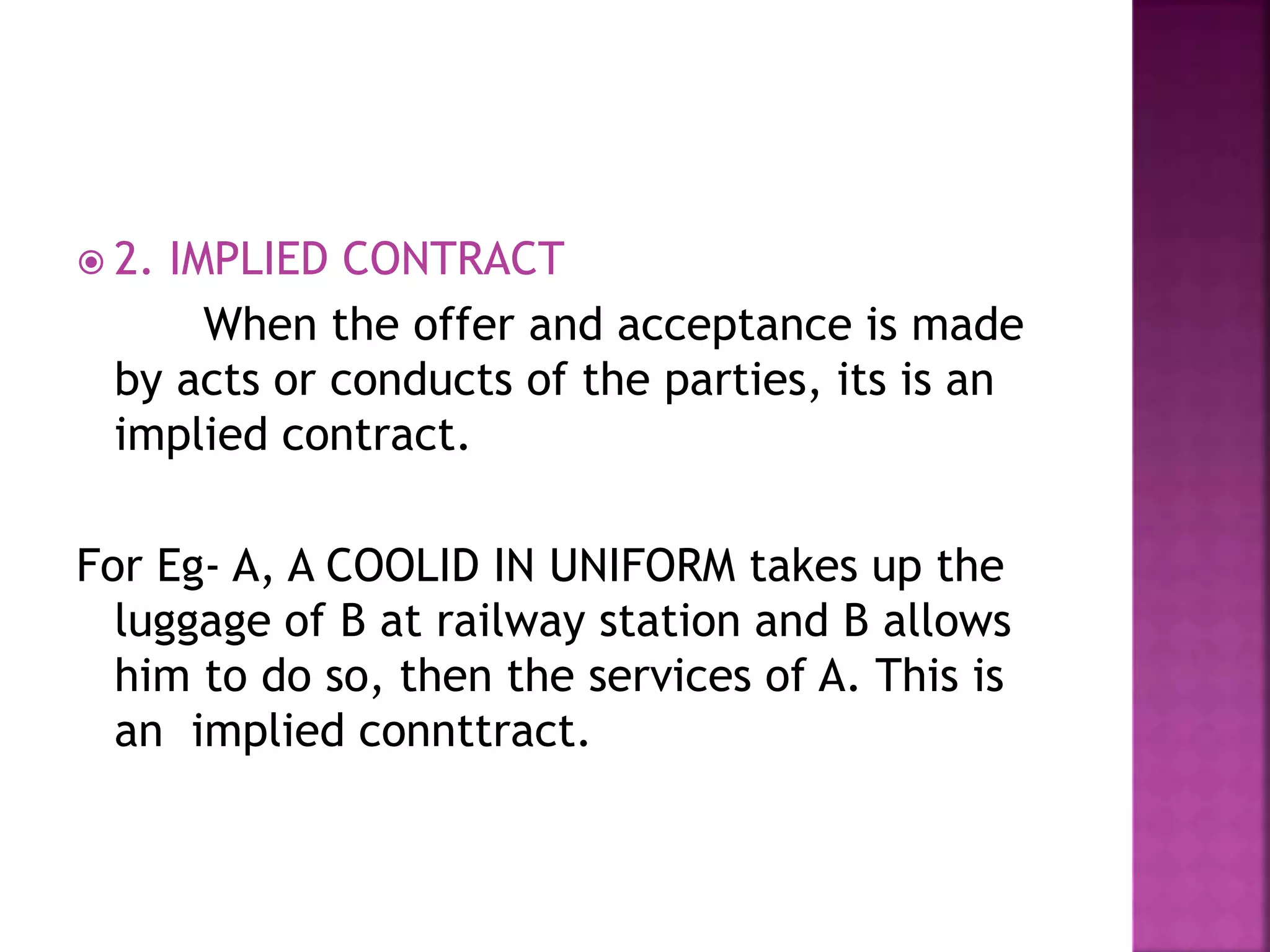 Types of contract | PPTX