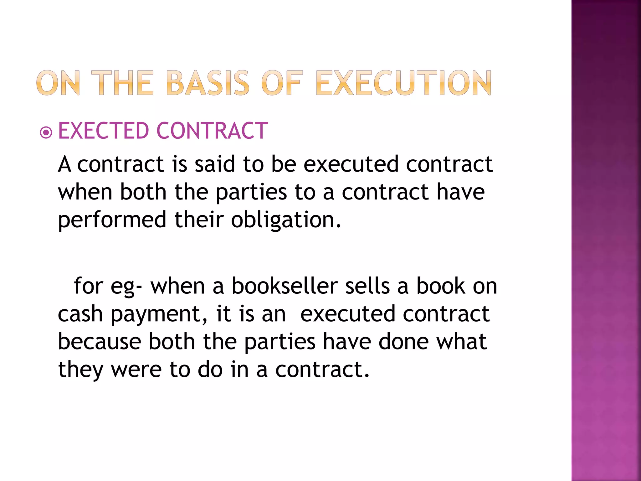 Types of contract | PPTX