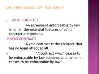 Types of contract | PPTX