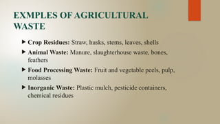 VASANTHAN"Sustainable Agro Waste Management: Transforming Agricultural ...