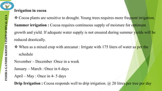 Nutrient and water management, important physiological disorders of ...