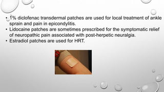 Transdermal drug delivery system | PPTX