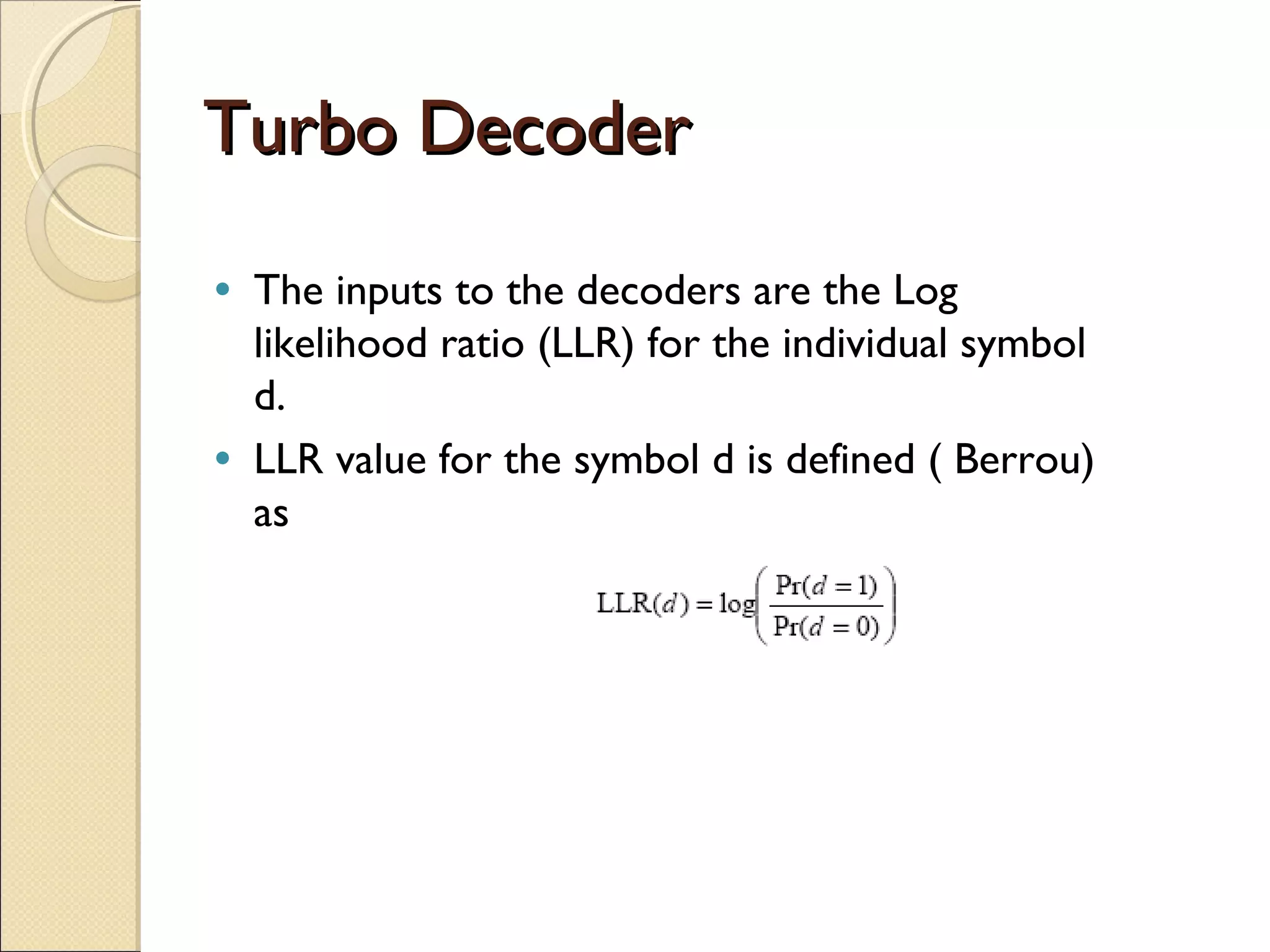 Turbo Codes | PPT