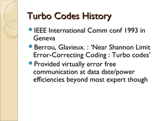 Turbo Codes | PPT