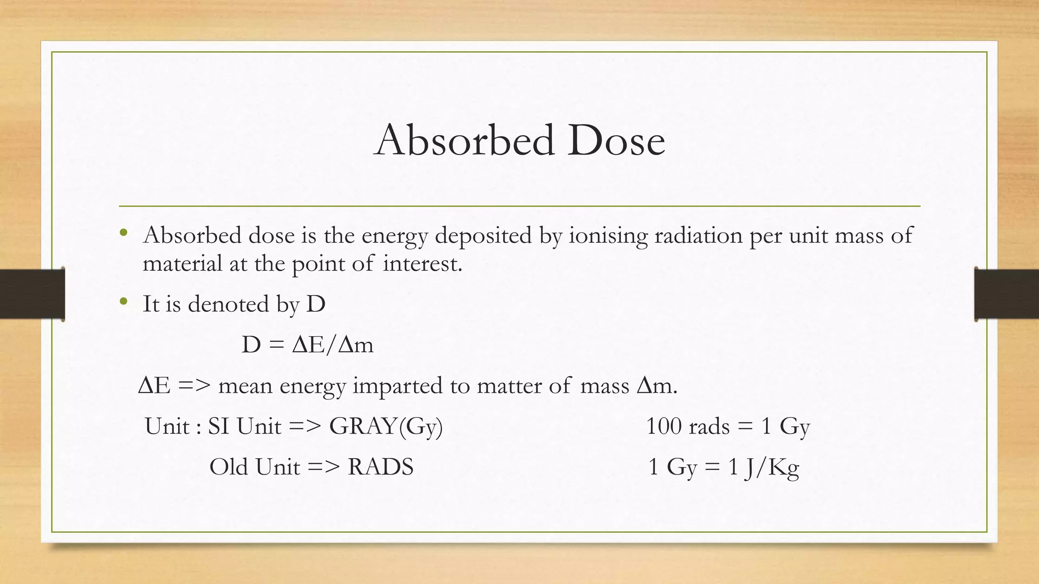 radIATION UNITS | PPTX