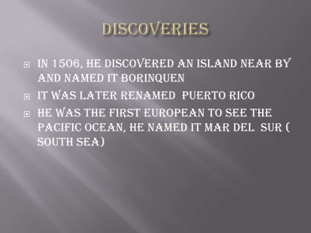 Vasco De Balboa | PPTX