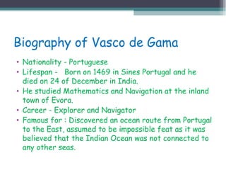 Vasco de gama | PPT