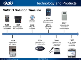 Vasco Investor Presentation | PPT