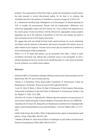 Vascular access | PDF