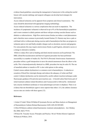 Vascular access | PDF