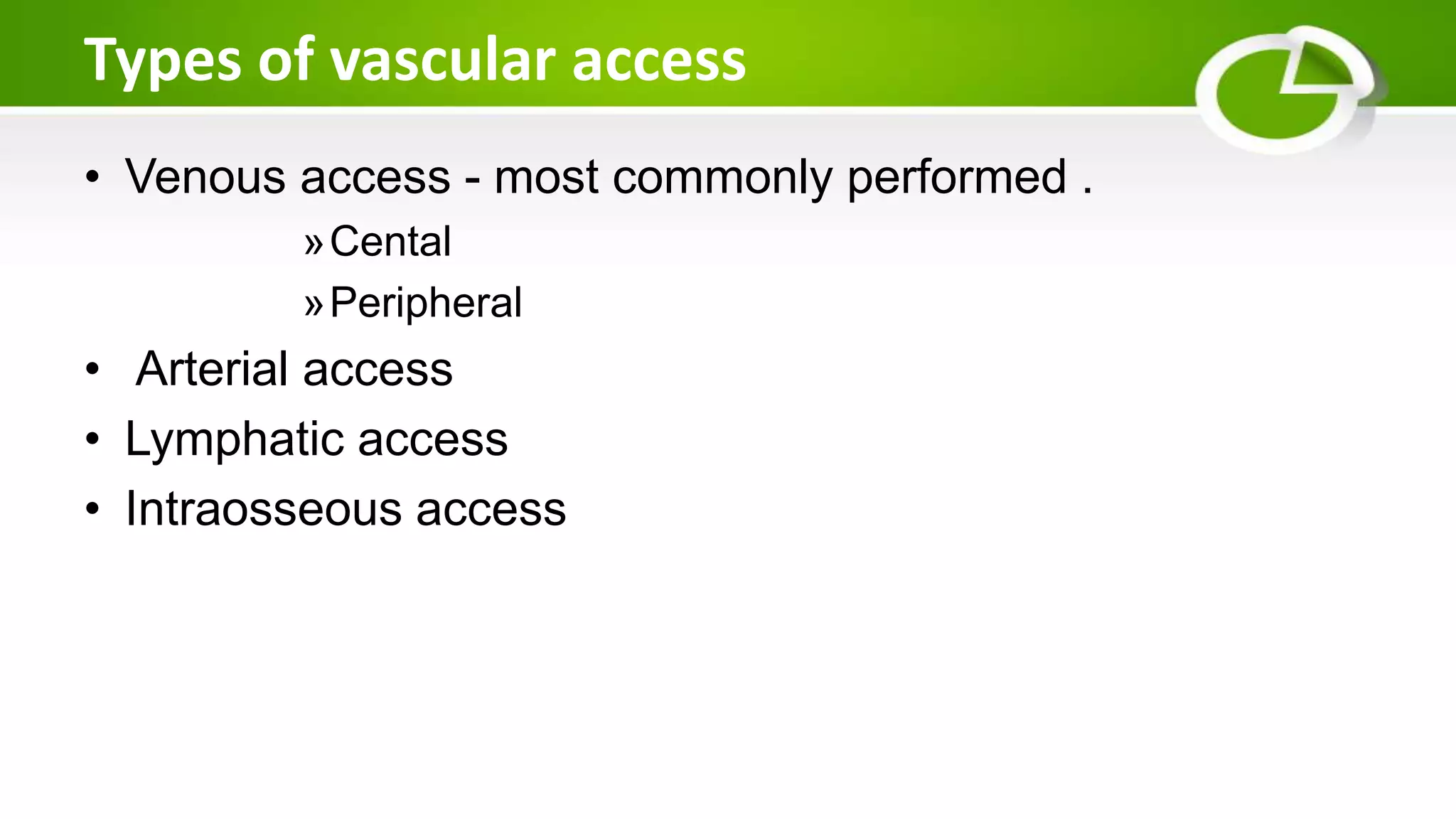 Vascular Access | PPTX