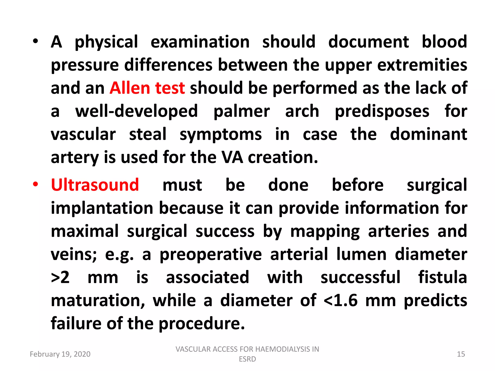 Vascular access | PPTX